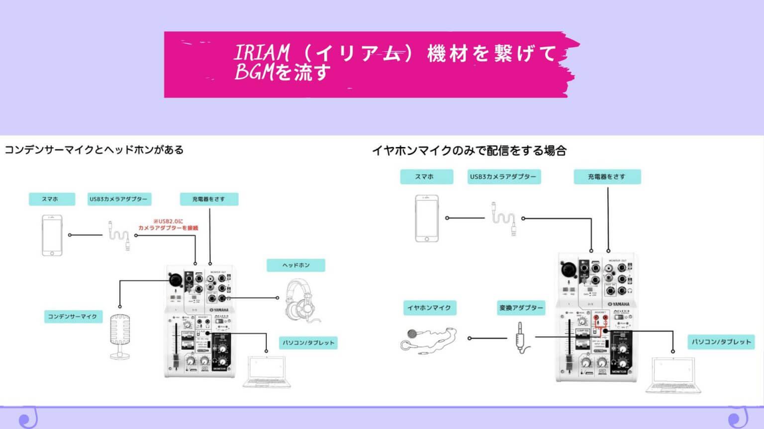IRIAM（イリアム）でBGMを流すにはどうすればいいのか！機材を使ったやり方など含めて解説します！ – Li:start(リスタート) – IRIAM(イリアム)事務所